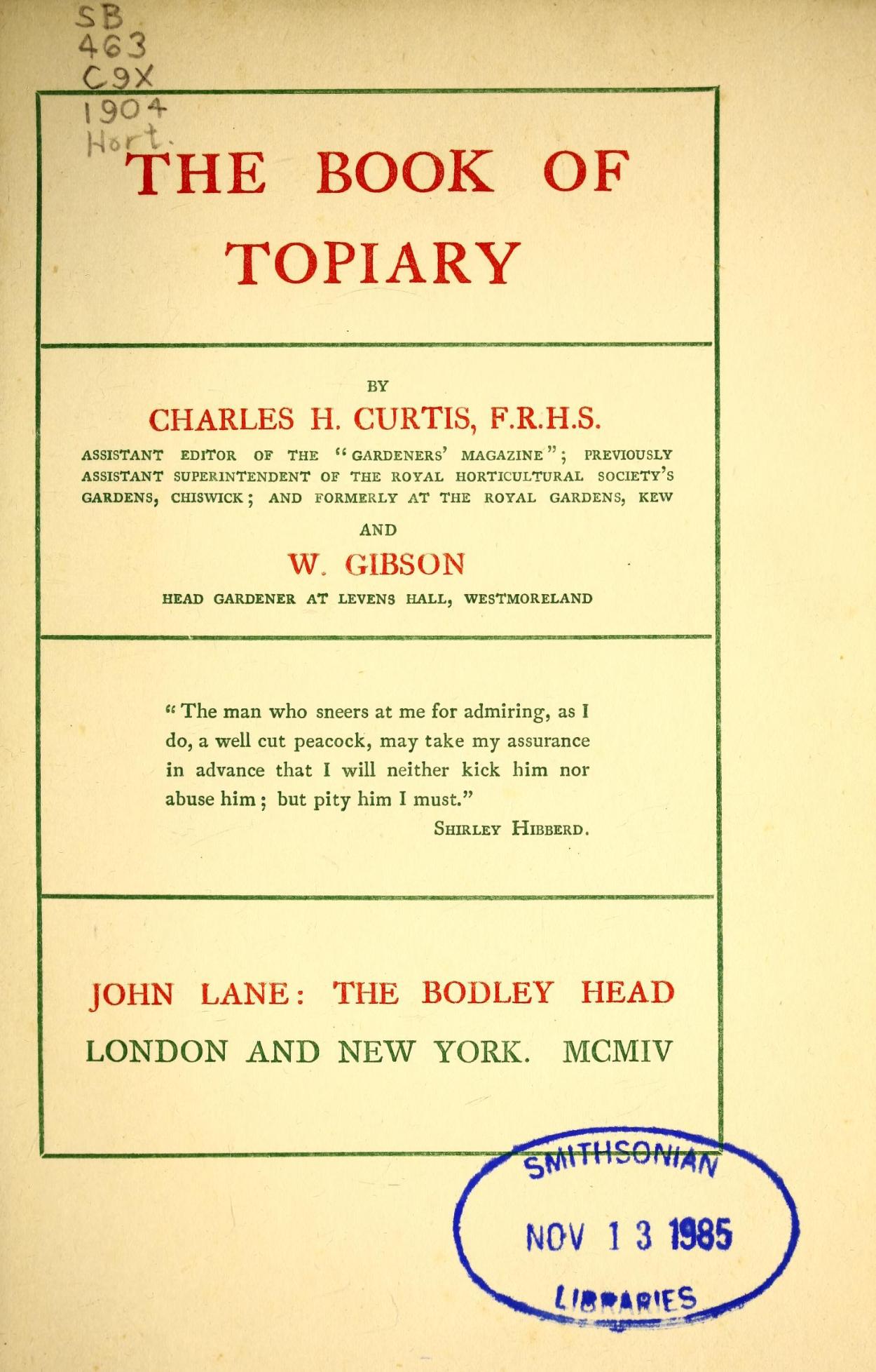 A Revival of English Topiary | Planting Diaries